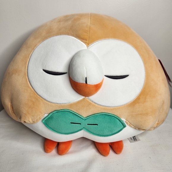 Jazwares | Toys | Pokemon 8 Jazwares Sleeping Rowlet Big Cushion Pokmon ...